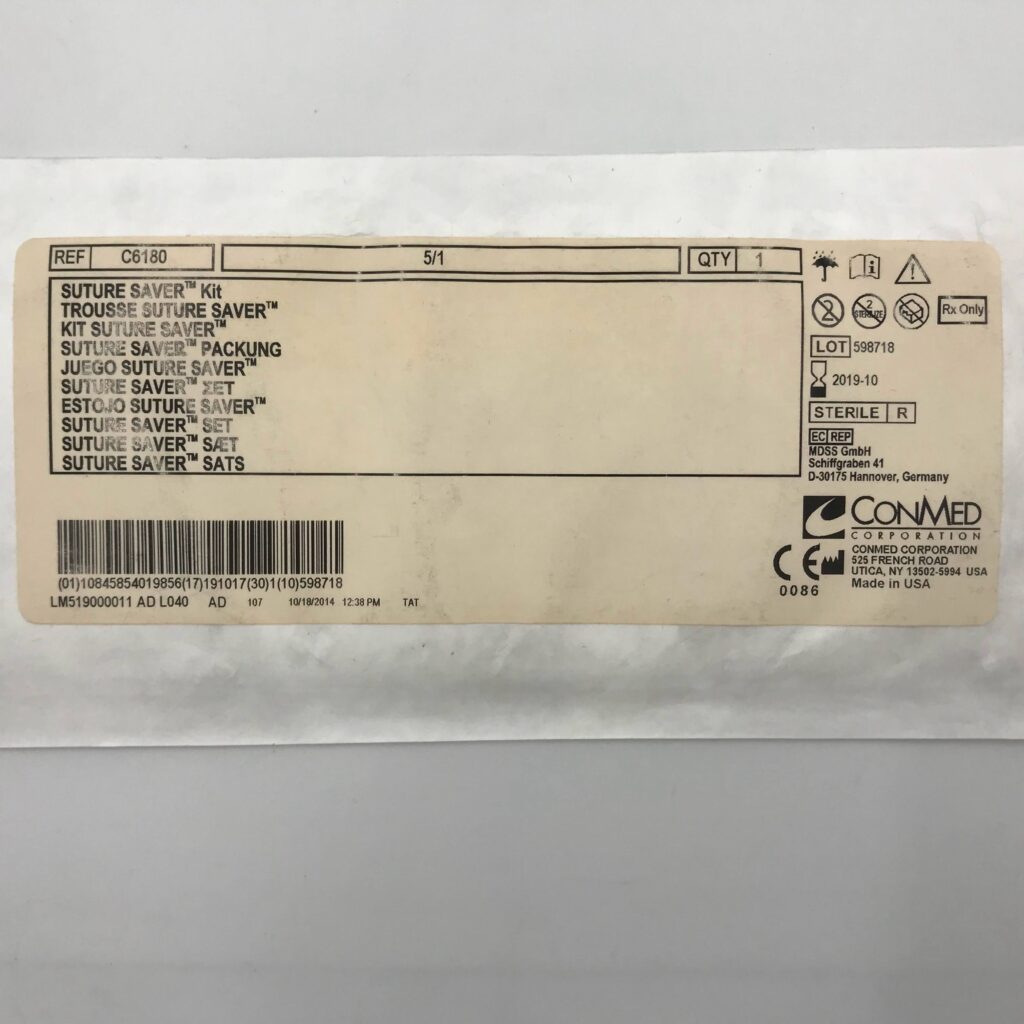 ConMed C6180 Suture Saver Kit (x) – GB TECH USA