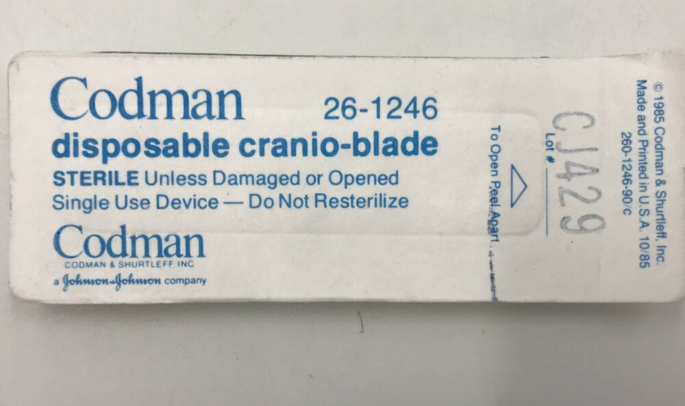 CodMan 26-1246 Disposable Cranio-Blade - GB TECH USA