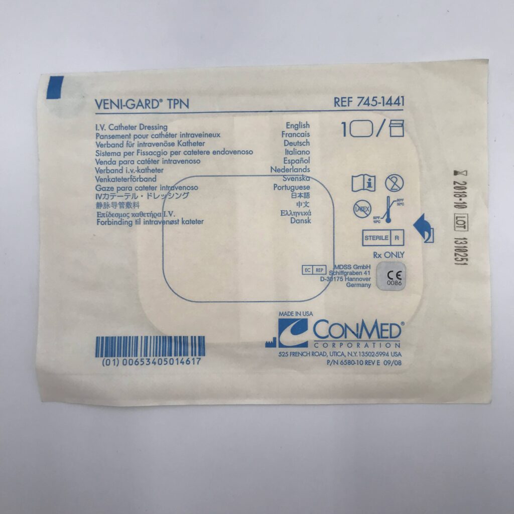 ConMed 745-1441 Veni-Gard TPN I.V Catheter Dressing (x) - GB TECH USA