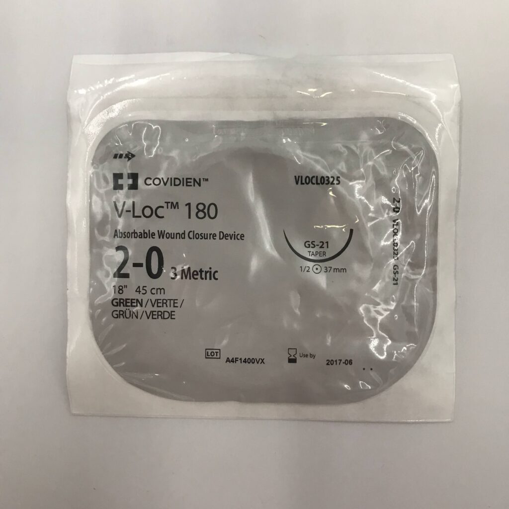 Covidien VLOCL0814 V-Loc 180 Absorbable Wound Closure Device, 12in (x ...