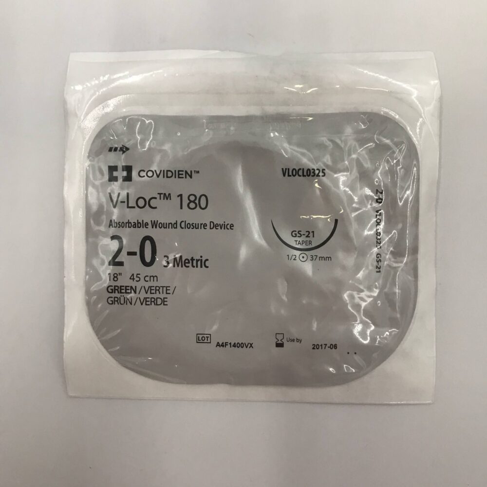 Covidien VLOCL0325 V-Loc 180 Absorbable Wound Closure Device, 18in (x ...