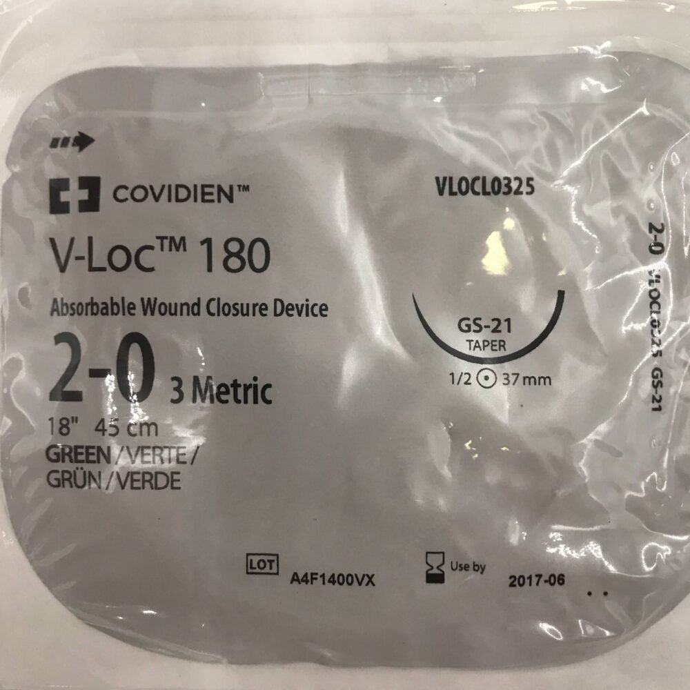 Covidien VLOCL0325 V-Loc 180 Absorbable Wound Closure Device, 18in (x ...