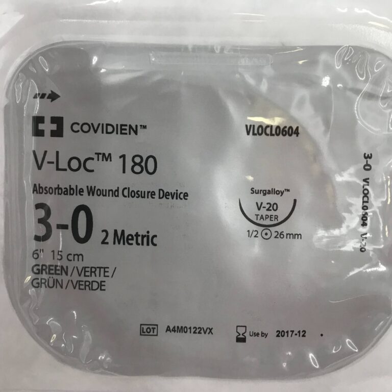 Covidien VL0CL0604 V-Loc 180 Absorbable Wound Closure Device 3-0 (2 ...