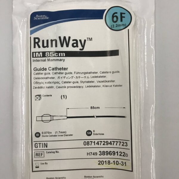 Boston Scientific 38969122 RunWay Internal Mammary Guide Catheter, IM ...