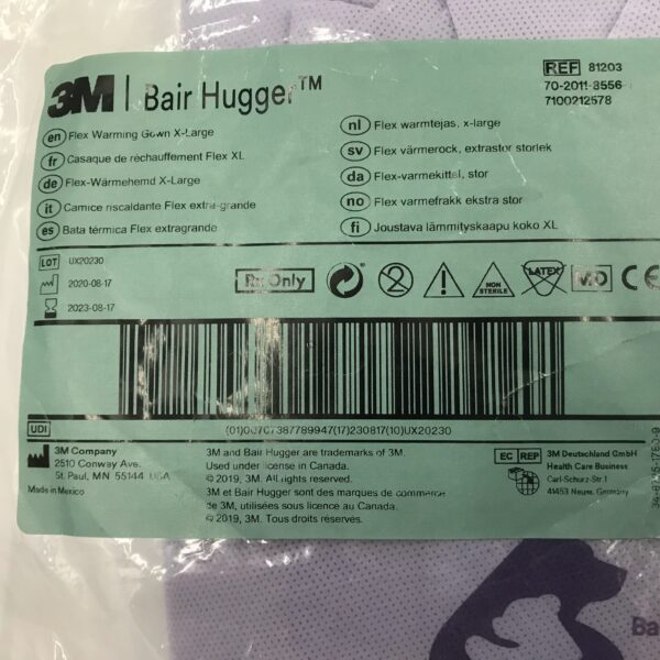 3M 81203 Bair Hugger Flex Warming Gown, X-Large – GB TECH USA