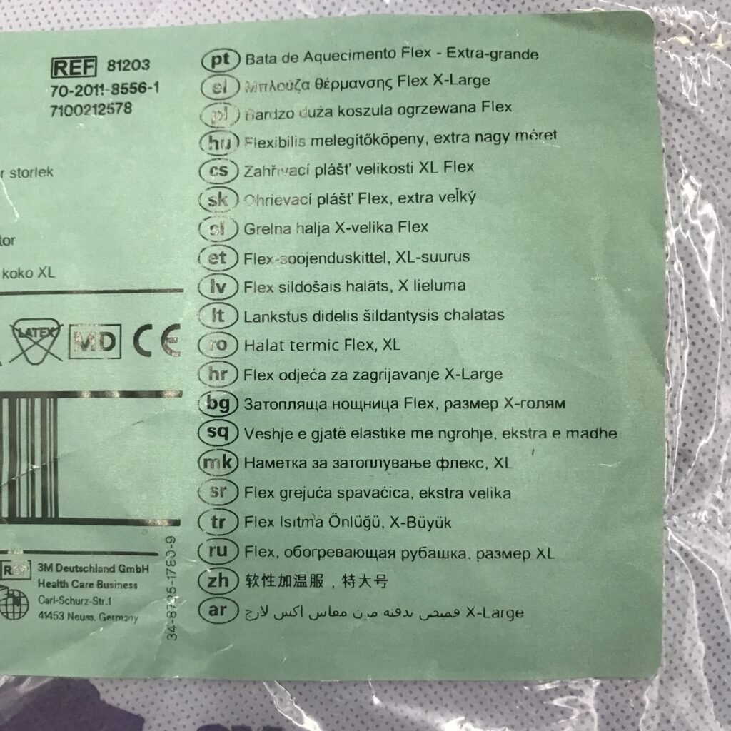 3M 81203 Bair Hugger Flex Warming Gown, X-Large – GB TECH USA