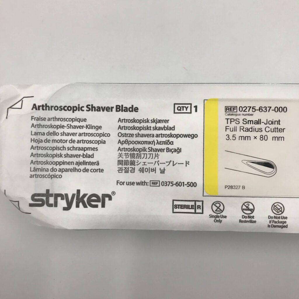 Stryker 0275-637-000 TPS Small-Joint Full Radius Cutter - GB TECH USA