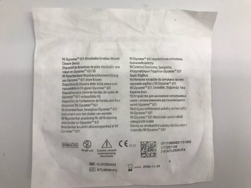 COVIDIEN VL0CM0023 V-Loc 90 Absorbable Wound Closure Device 4-0 Undyed ...