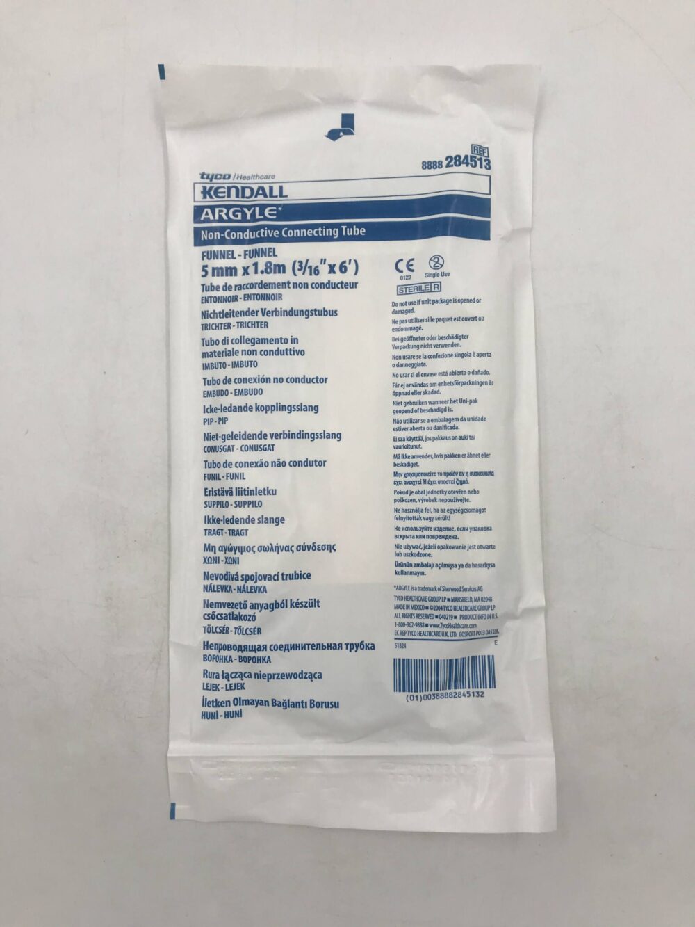 Covidien/Tyco 8888284513 Argyle™ Suction Tubing Integral Funnel/Funnel ...
