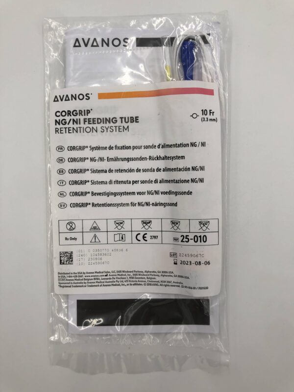 AVANOS 25-010 Corgrip NG/NI Feeding Tube Retention System 10Fr - GB ...