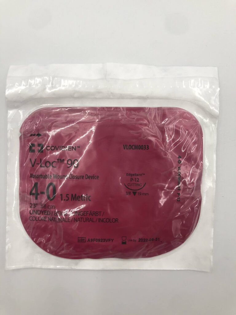 COVIDIEN VL0CM0033 V-Loc 90 Absorbable Wound Closure Device 4-0 Undyed ...