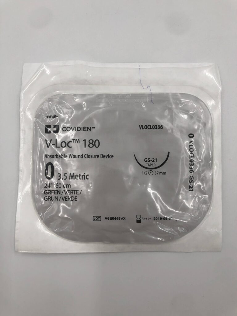 COVIDIEN VL0CL0336 V-LOC 180 Absorbable Wound Closure Device 0, Green ...