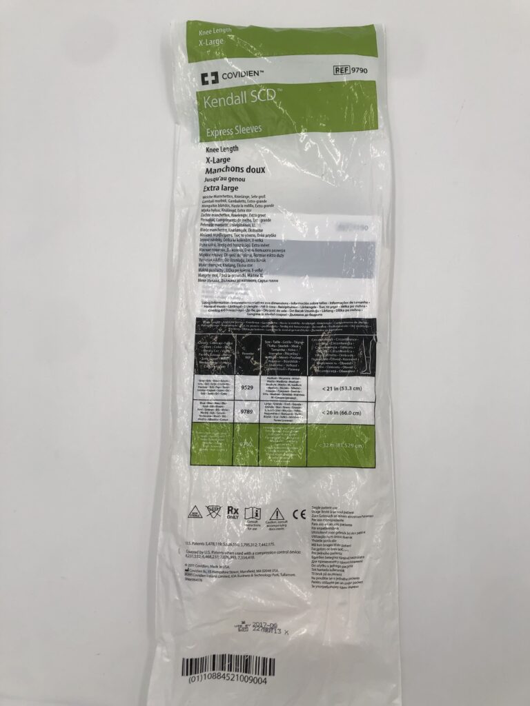 COVIDIEN 9790 Kendall SCD Express Sleeves, Knee Length, X-Lg