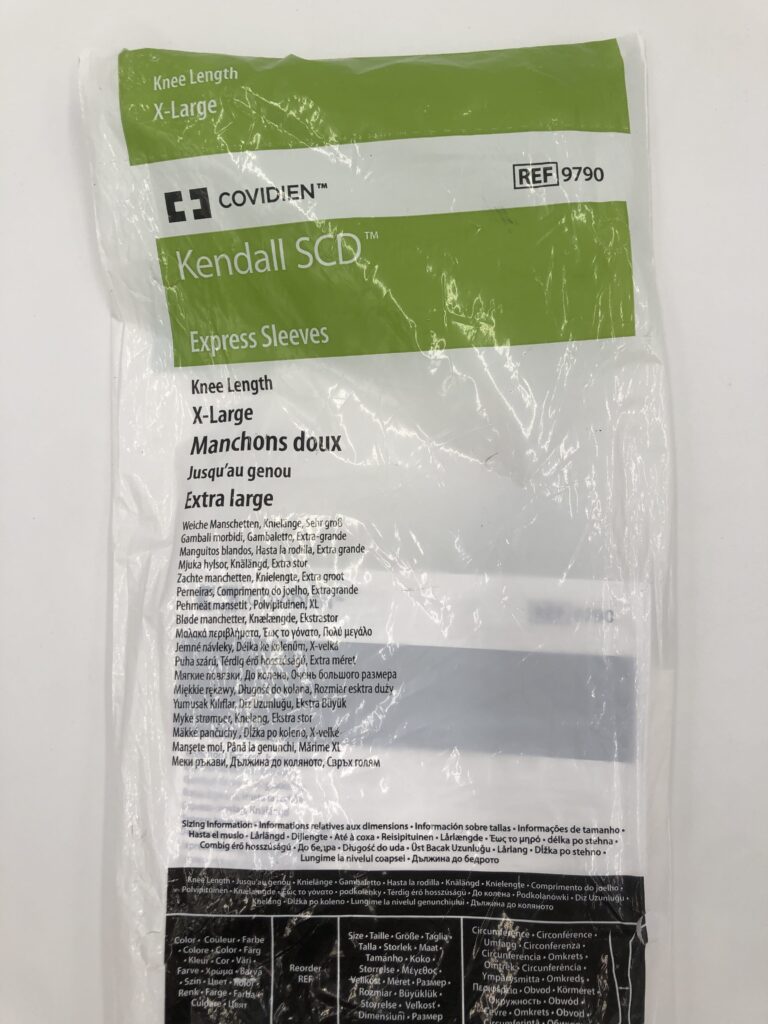 COVIDIEN 9790 Kendall SCD Express Sleeves, Knee Length, X-Lg – GB TECH USA