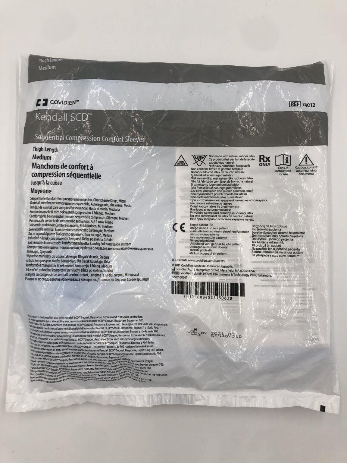 COVIDIEN 74012 Kendall SCD Sequential Compression Comfort Sleeves ...