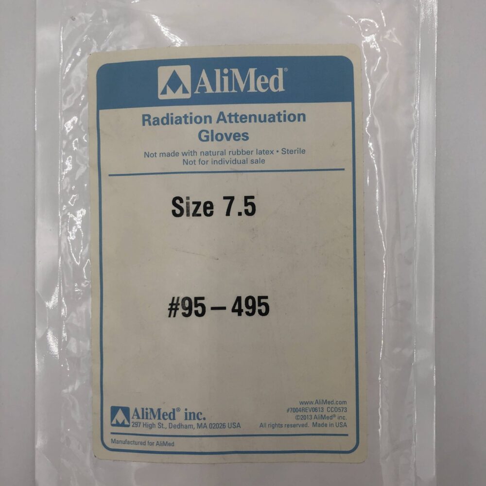 ALIMED 95-495 Radiation Attenuation Gloves Sixe 7.5 (X) - GB TECH USA