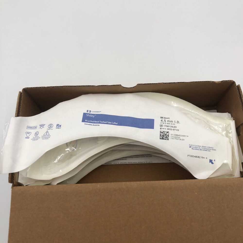 Covidien 86445 Shiley Hi-Lo Oral/Nasal Tracheal Tube Cuffed ...