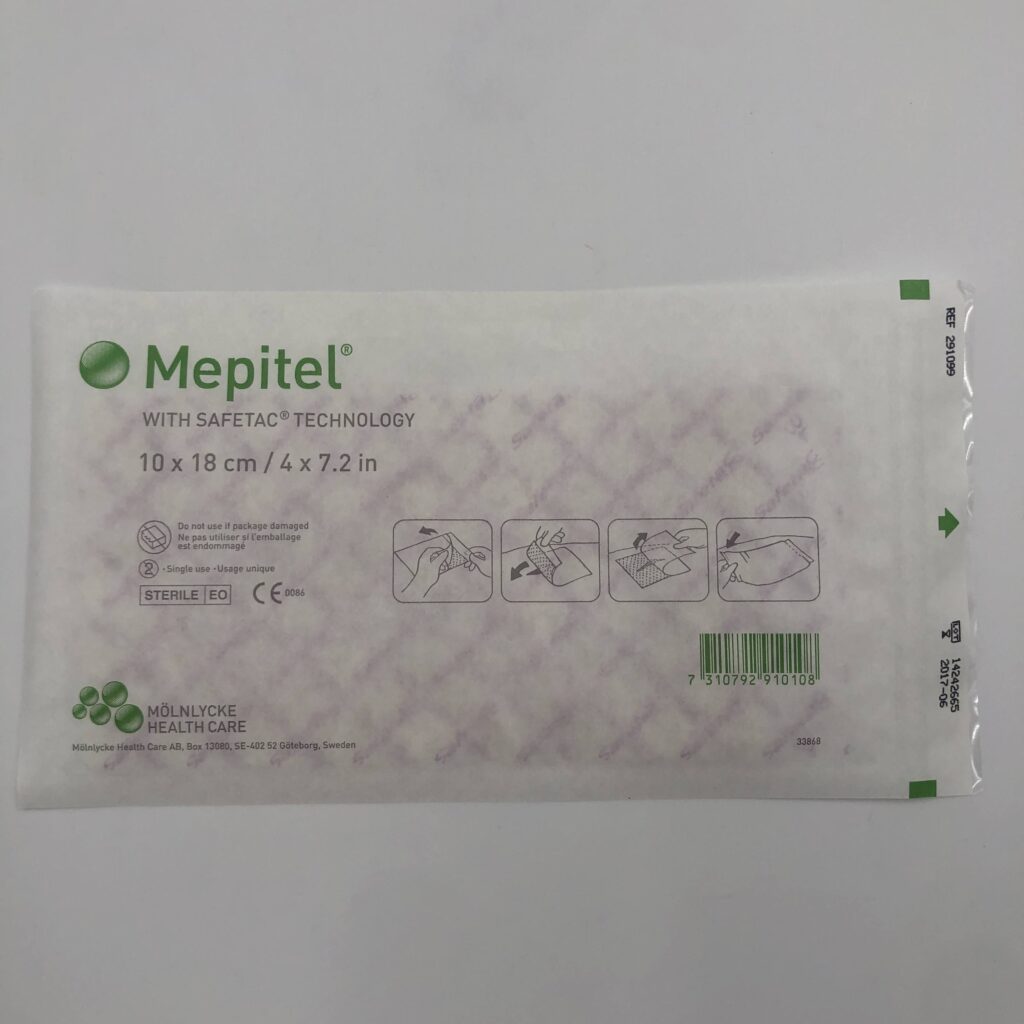 MOLNLYCKE 291099 Mepitel Soft Silicone Wound Contact Layer 4x7.2in (10 ...
