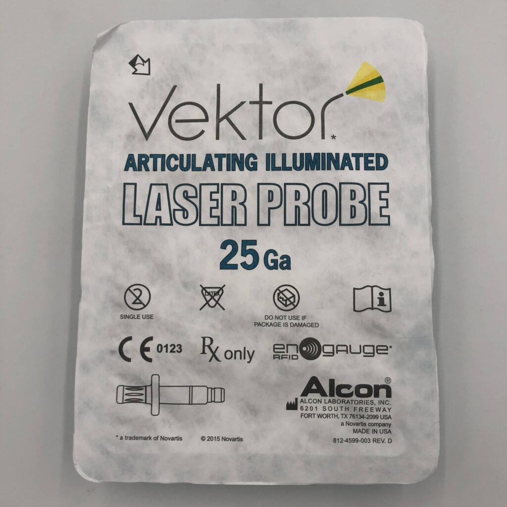 ALCON 8065752555 Vektor Articulating Illuminated Laser Probe 25Ga (X ...