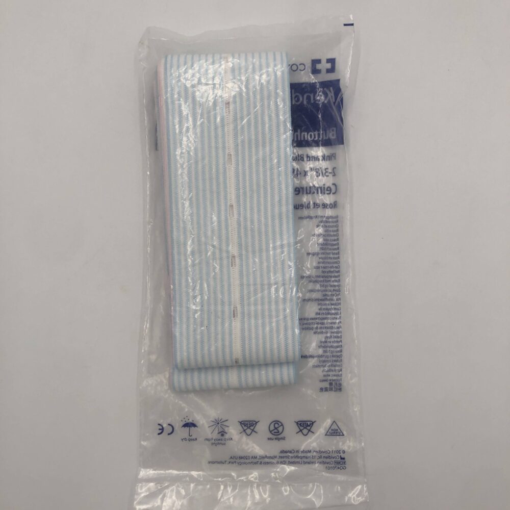 COVIDIEN 40000007 Kendall Buttonhole Belt Pink & Blue 6cm x 1.2m - GB ...