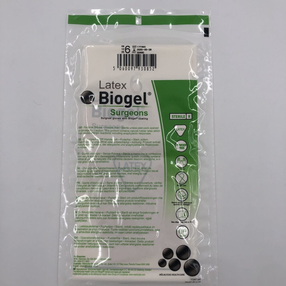 MOLNLYCKE 30460 Biogel Surgical Gloves, Size 6 (Lot/10)(X) – GB TECH USA