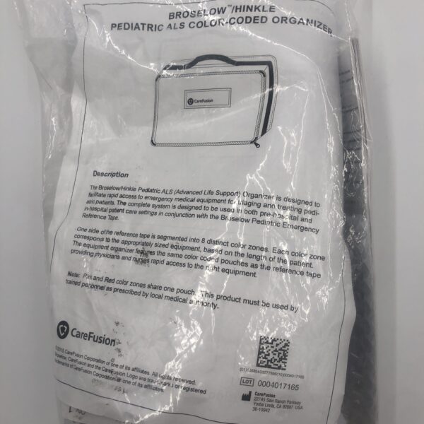 CAREFUSION Broselow/ Binkle Pediatric ALS Color-Coded Organizer - GB ...