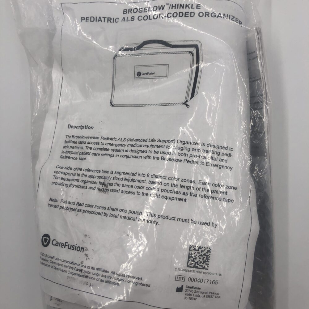 CAREFUSION Broselow/ Binkle Pediatric ALS Color-Coded, 47% OFF