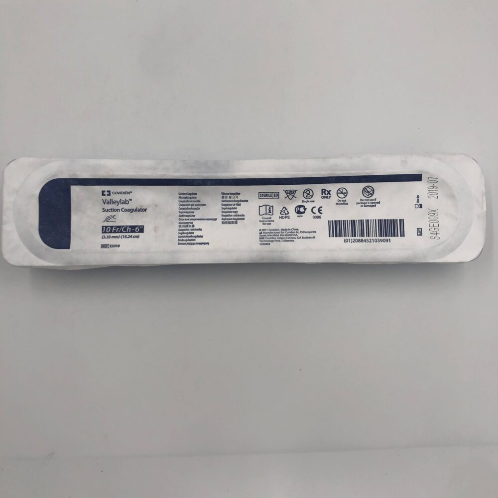 COVIDIEN E3310 Valleylab Suction Coagulator 10Fr/Ch-6in (X) - GB TECH USA