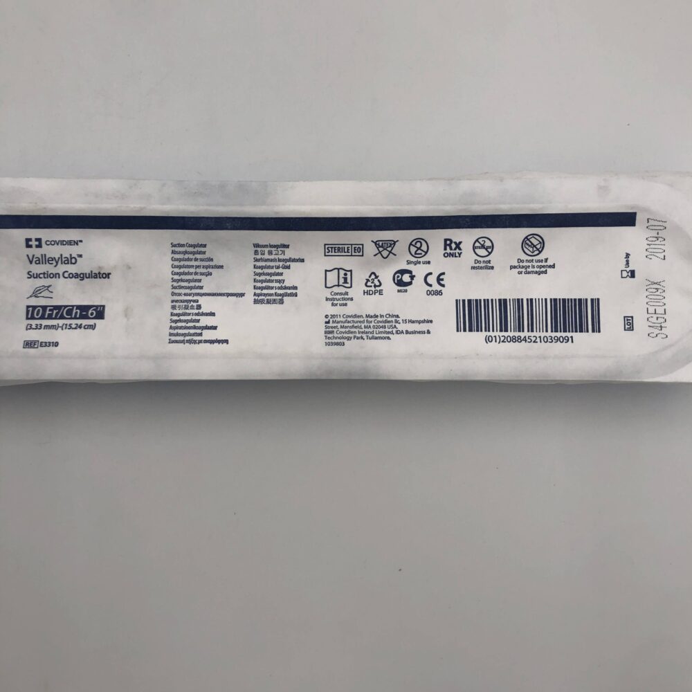 COVIDIEN E3310 Valleylab Suction Coagulator 10Fr/Ch-6in (X) - GB TECH USA