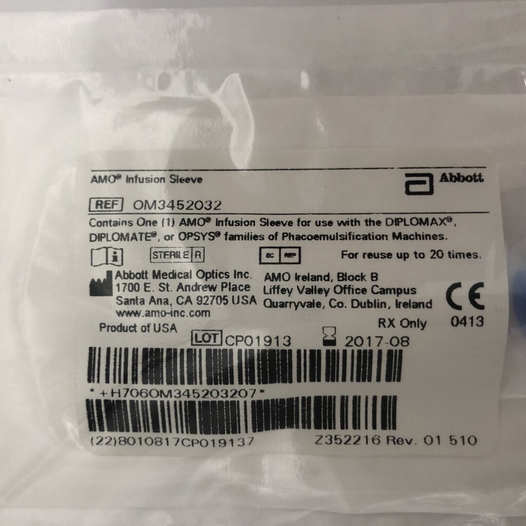 Abbott OM3452032 AMO® Infusion Sleeve (X) – GB TECH USA