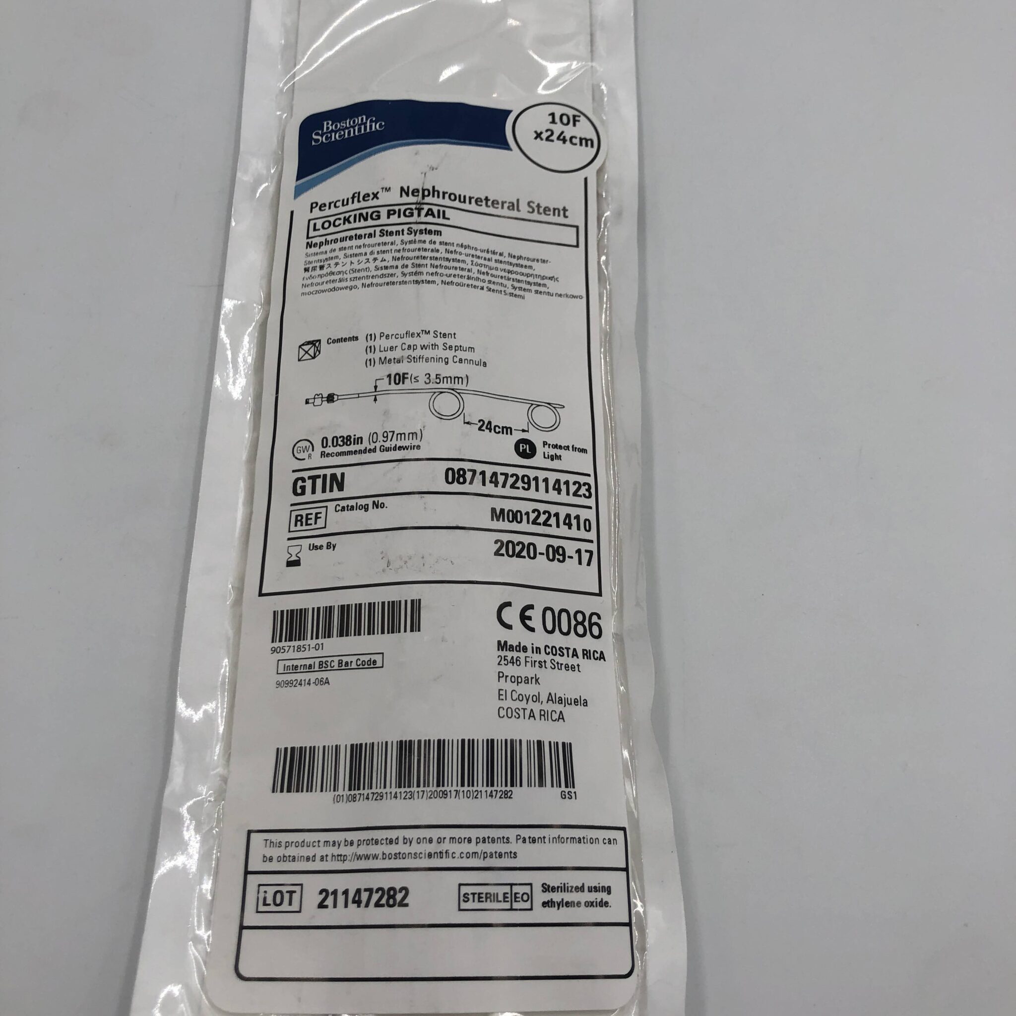 Boston Scientific 22141 Percuflex™ Nephroureteral Stent Locking Pigtail ...