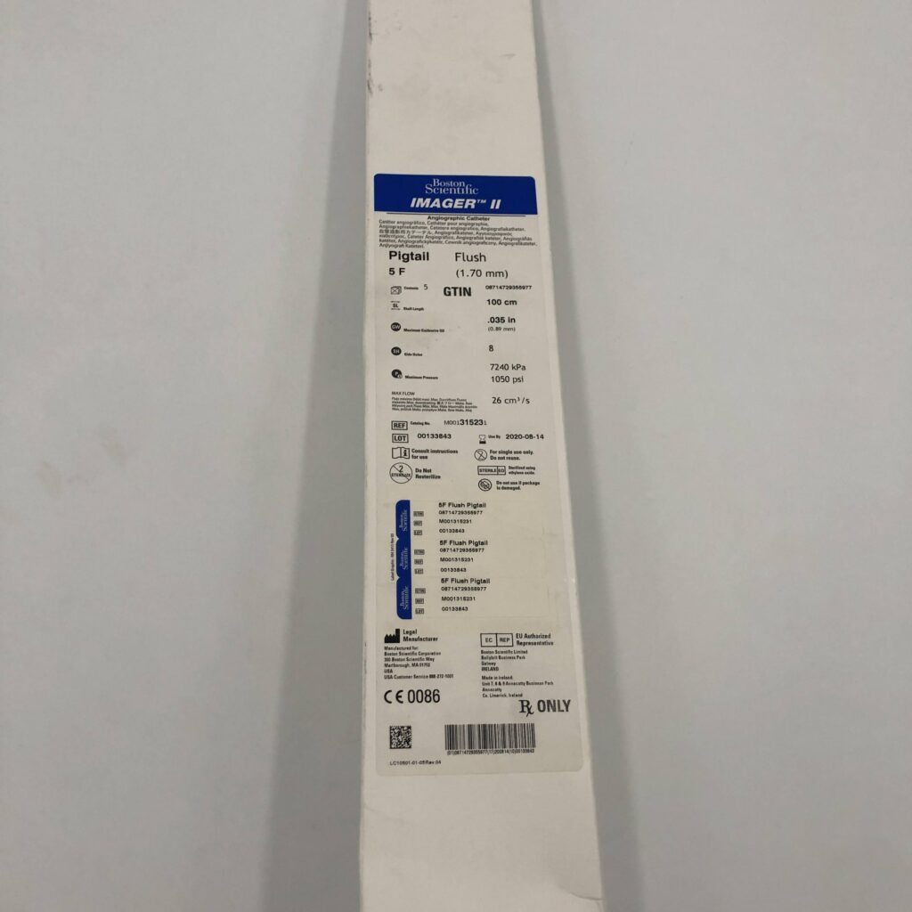 Boston Scientific 31523 Imager™ II PigTail Flush 5F (5/Box) (X) – GB ...