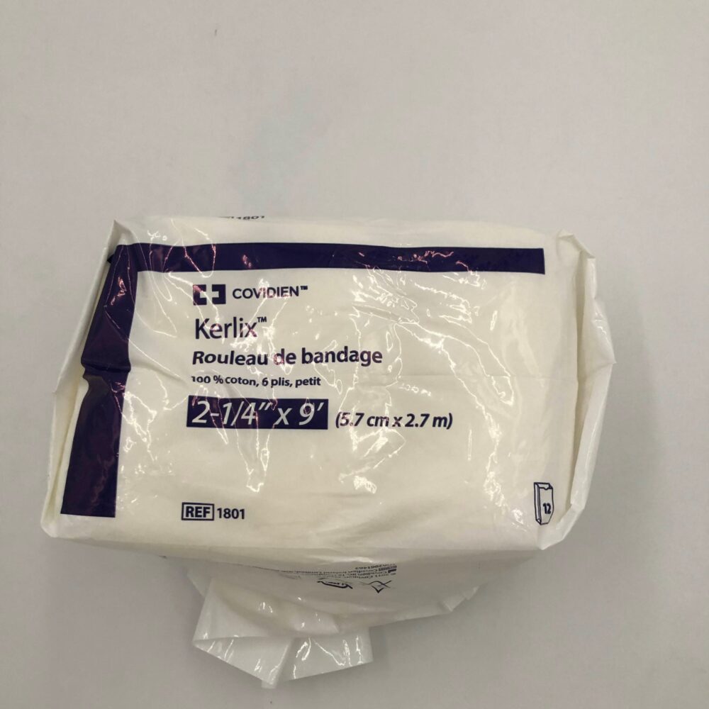 Covidien™ 1801 Kerlix™ Bandage Roll 100% Coton 2-1/4" x 9' (12/Pkg ...