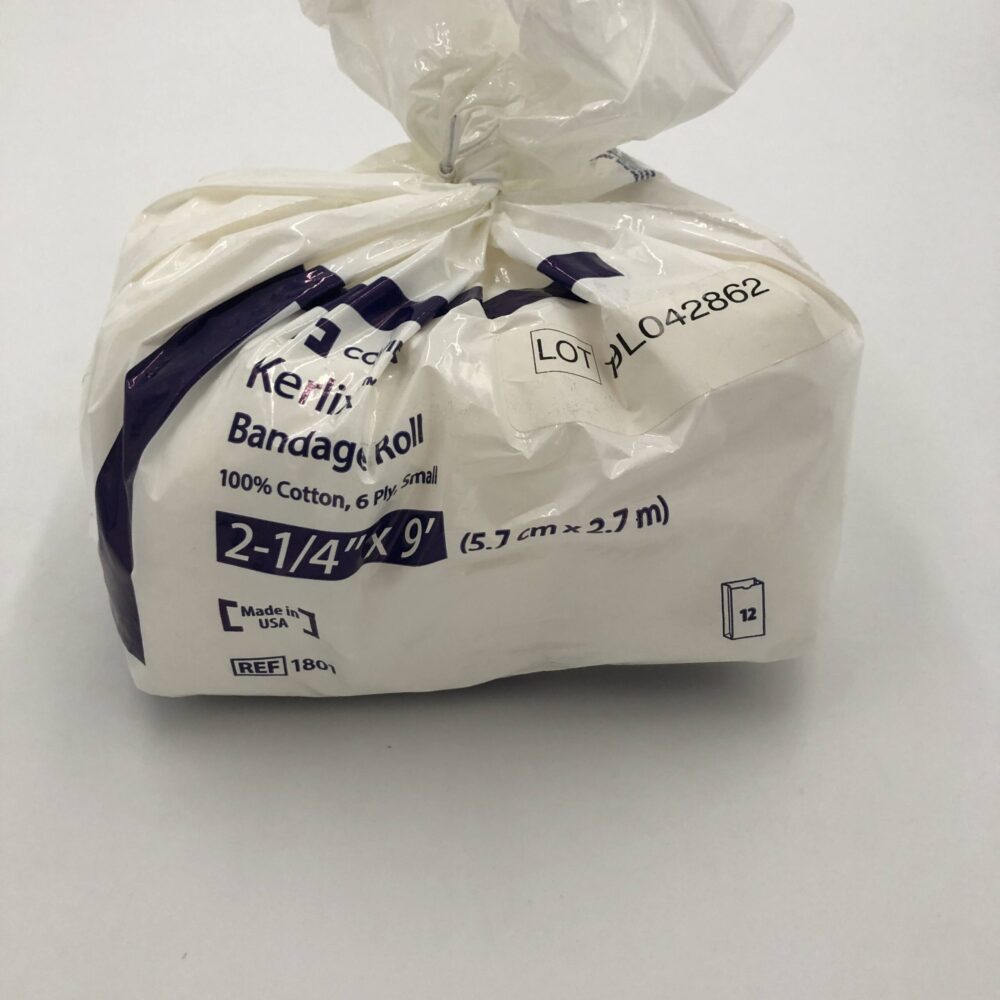 Covidien™ 1801 Kerlix™ Bandage Roll 100% Coton 2-1/4" x 9' (12/Pkg ...