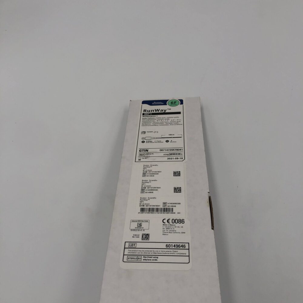 Boston Scientific 3896938 RunWay™ MP1 Multipurpose 1 Guide Catheter 6F ...