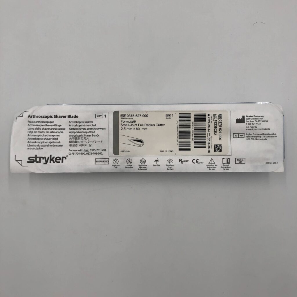 STRYKER 0375-627-000 Formula Small-Joint Full Radius Cutter 2.5mm x ...