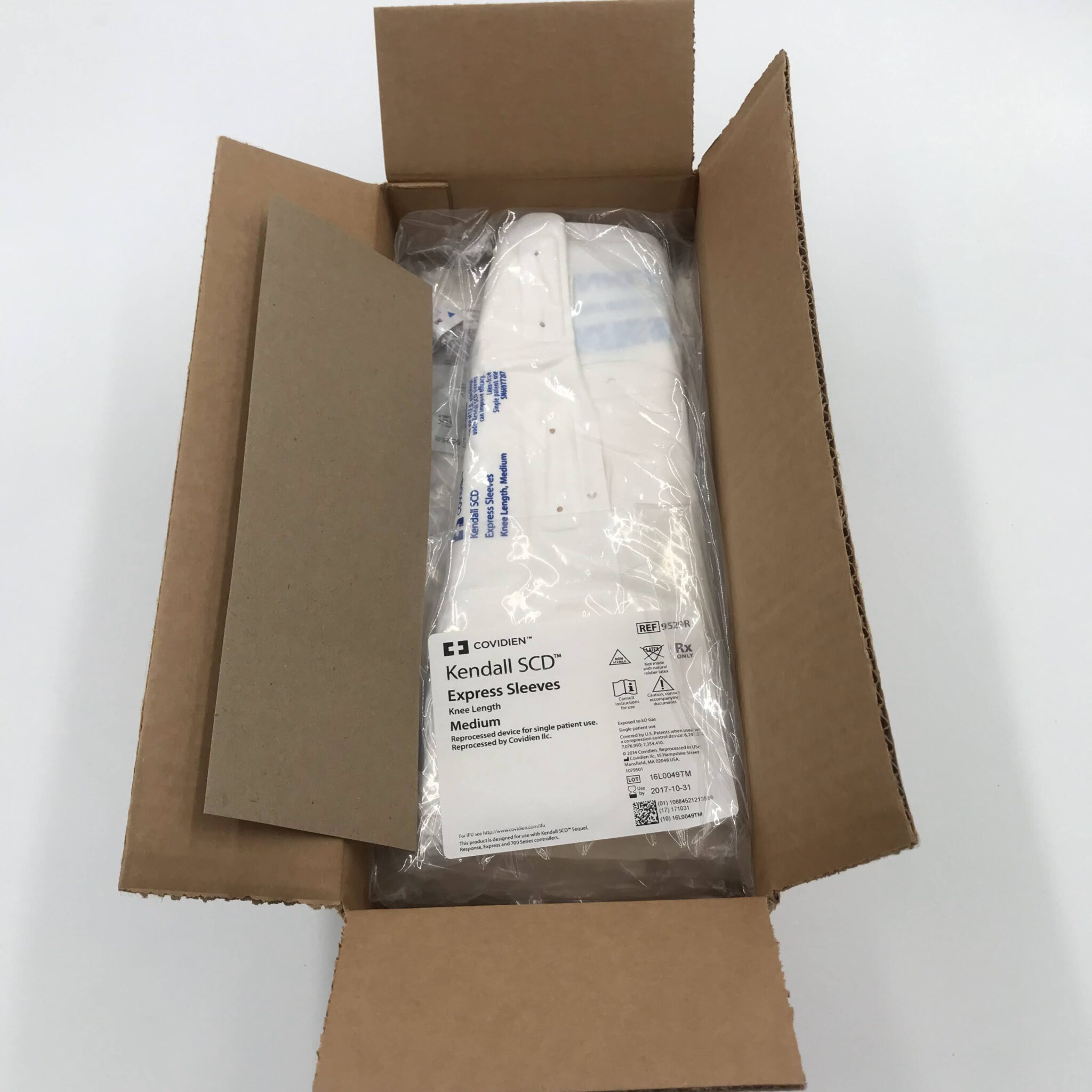 COVIDIEN 9529R Kendall SCD Express Sleeves Knee Length Medium ...