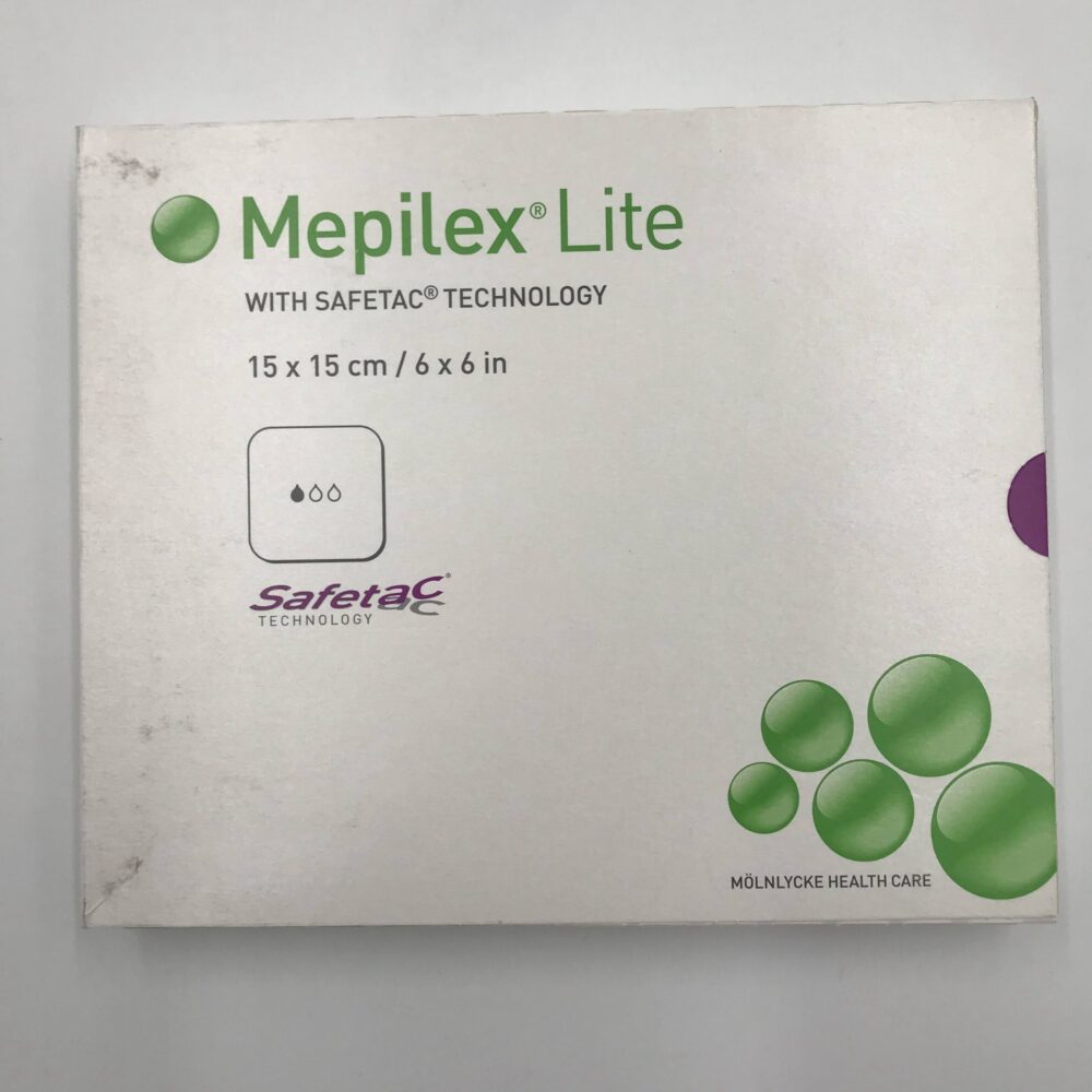 MOLNLYCKE 284390 Mepilex Lite with Safetac Techonoly. Absorbent ...