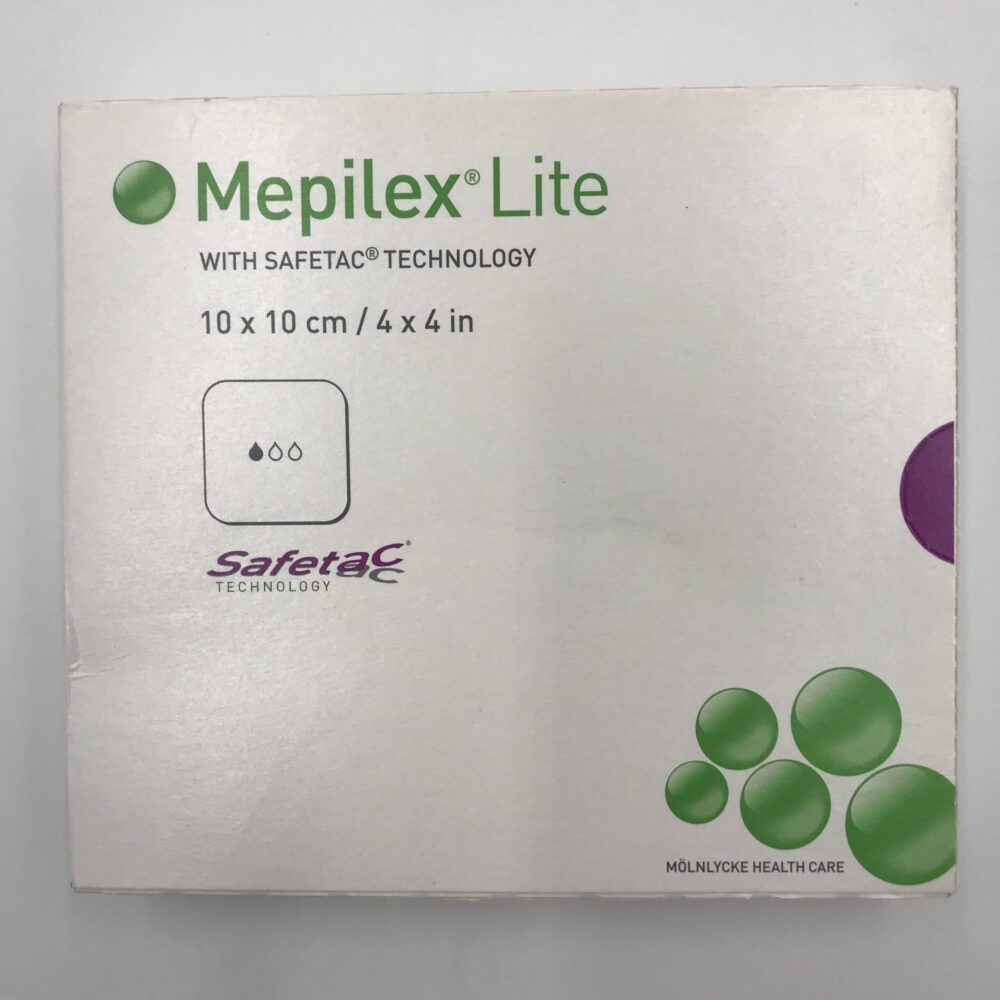 MOLNLYCKE 284190 Mepilex Lite with Safetac Technology. Absorbent Soft ...