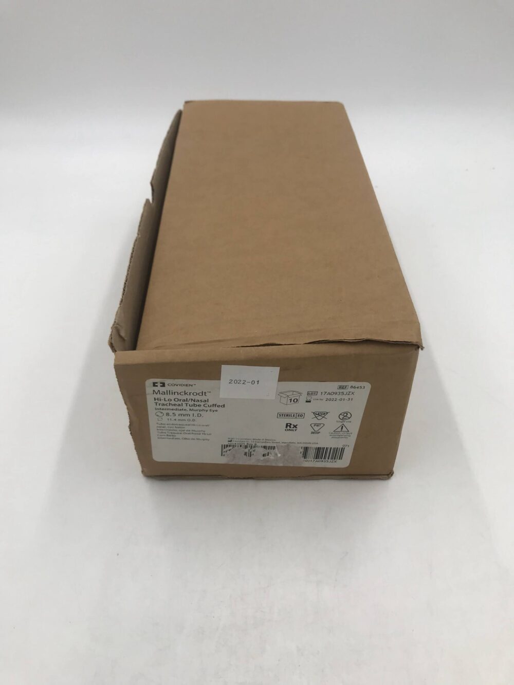 MALLINCKRODT 86453 Intermediate Hi-Lo Tracheal Tube Cuffed Size: 8.5mm ...