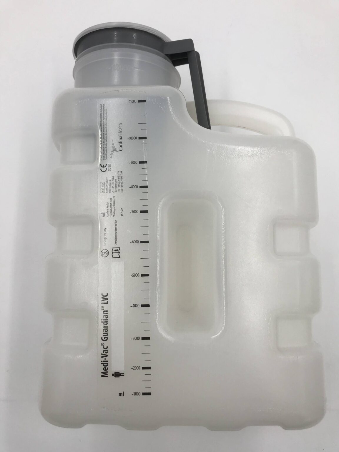 CARDINAL HEALTH Medi-Vac Guardian LVC Suction Canister 12L (11000ml ...