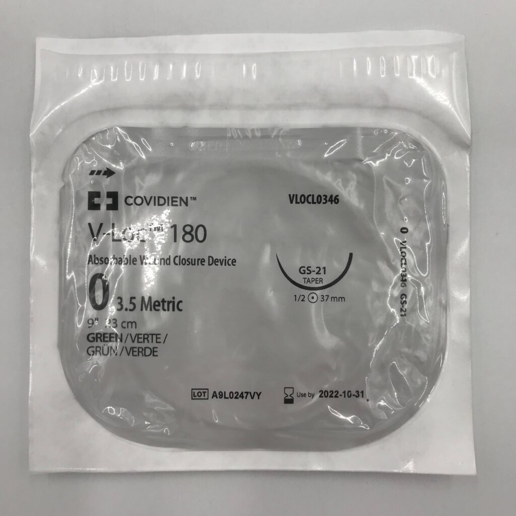 COVIDIEN VL0CL0346 V-Loc Absorbable Wound Closure Device 0, Green - GB ...
