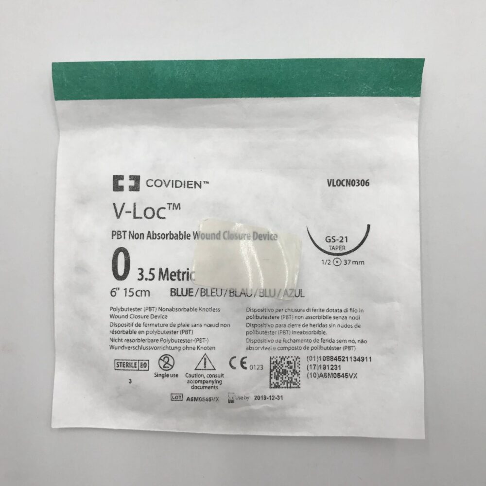 COVIDIEN VL0CN0306 V-Loc PBT Non Absorbable Wound Closure Device 0 ...