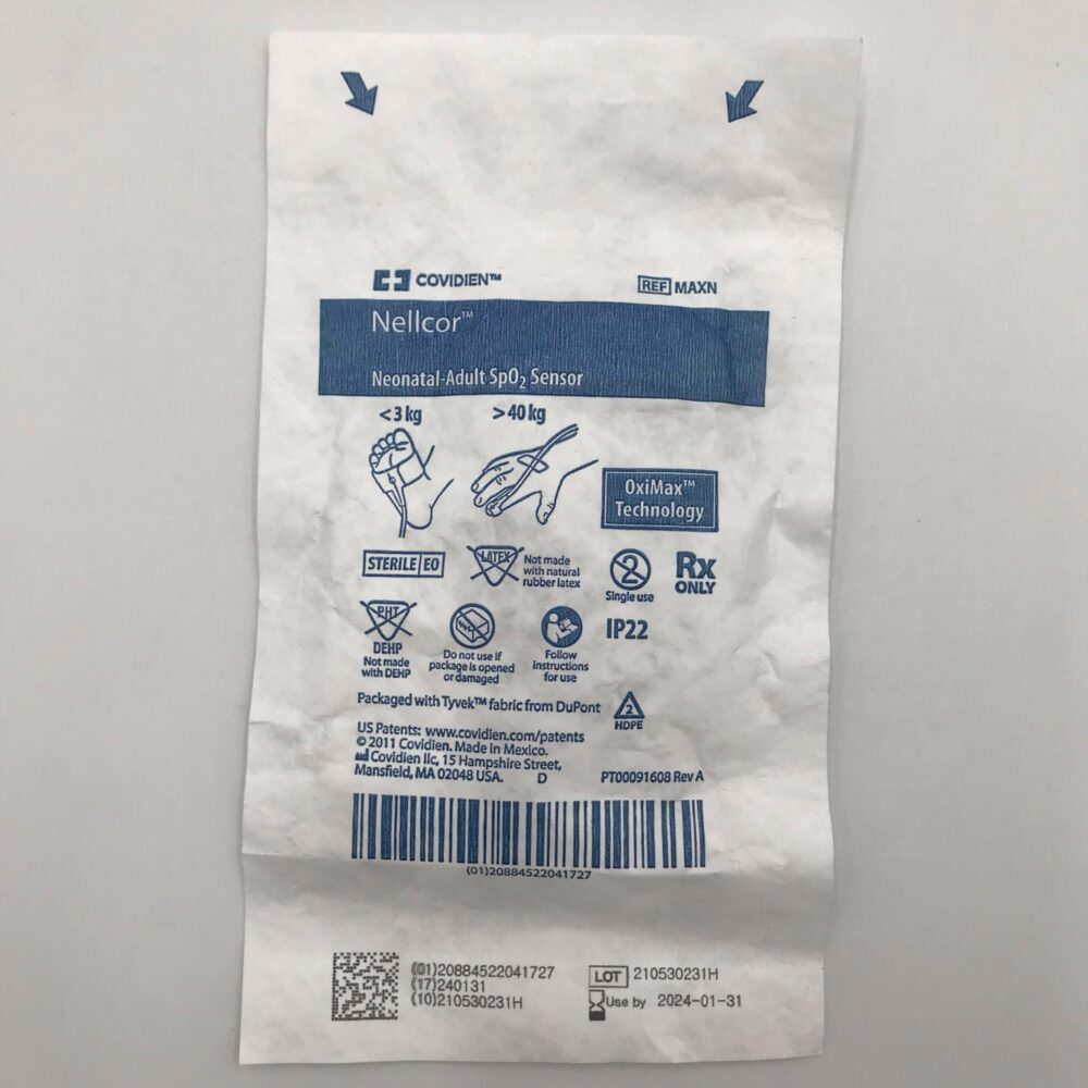 COVIDIEN MAXN Nellcor Neonatal-Adult SpO2 Sensor 40kg - GB TECH USA