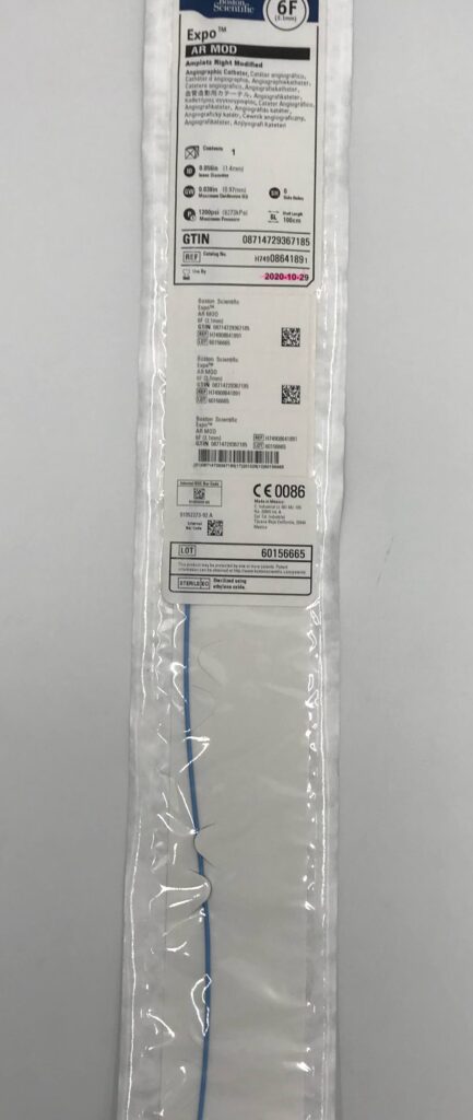 Boston Scientific 0864189 Expo AR MOD Amplatz Right Modified, 6F (x ...