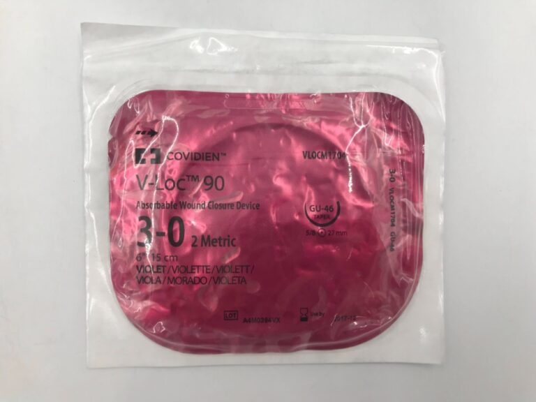 COVIDIEN VL0CM1704 V-Loc 90 Absorbable Wound Closure Device 3-0 Violet ...
