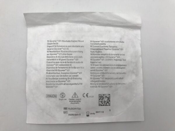 COVIDIEN VL0CM1704 V-Loc 90 Absorbable Wound Closure Device 3-0 Violet ...