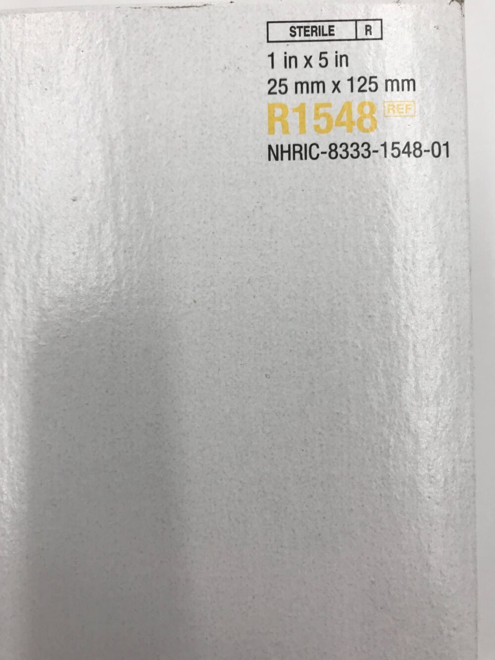 3M R1548 Steri Strip, Reinforced Skin Closures, 1inx5in (25/Box) - GB ...