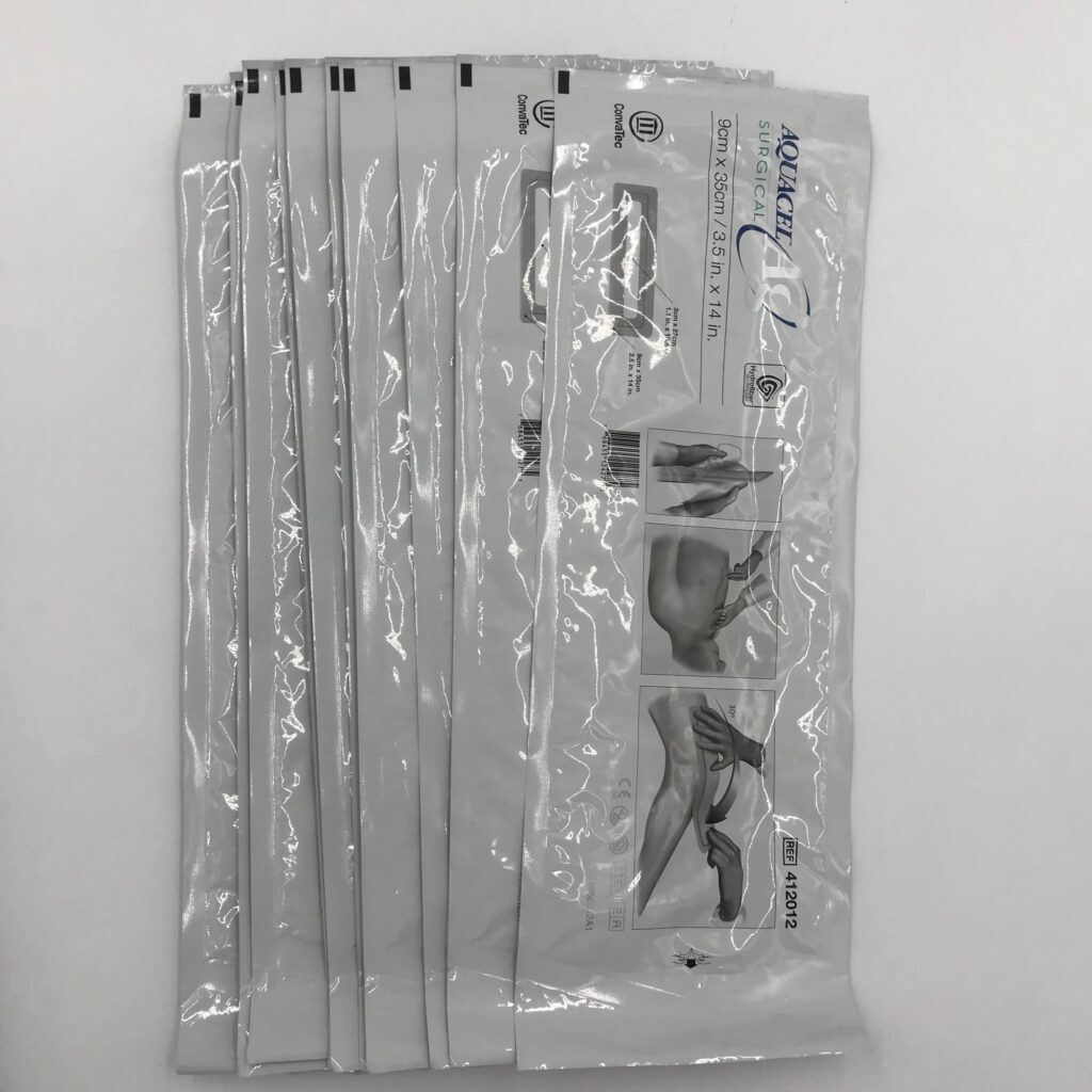 Convatec 412012 Aquacel Hydrofiber Surgical Cover Dressing w/Silver, 3 ...