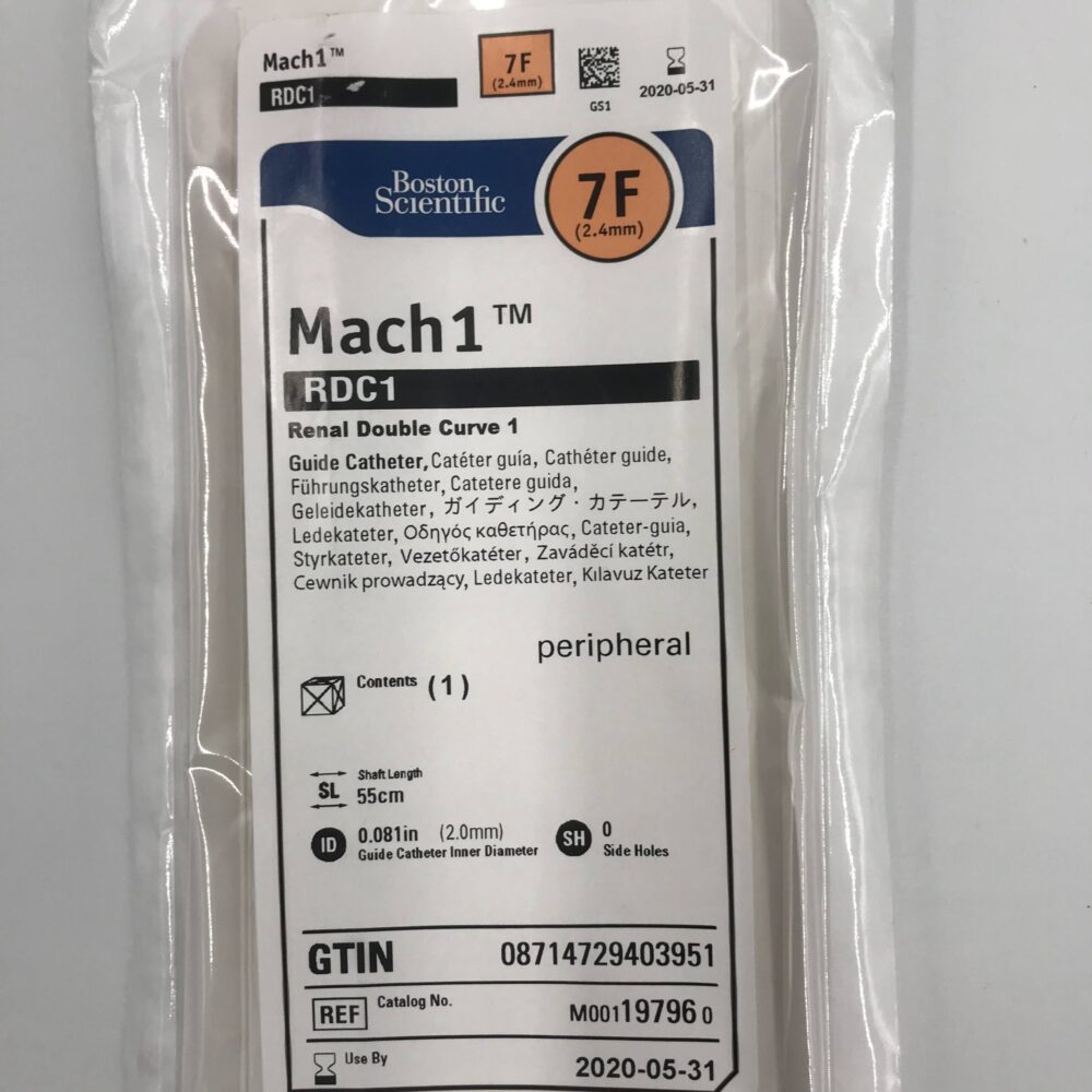 Boston Scientific 19796 Mach 1, RDC1 Renal Double Curve 1 Guide ...